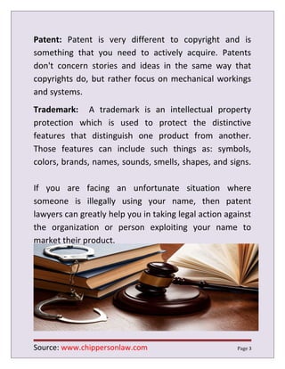 The intellectual property laws | PDF