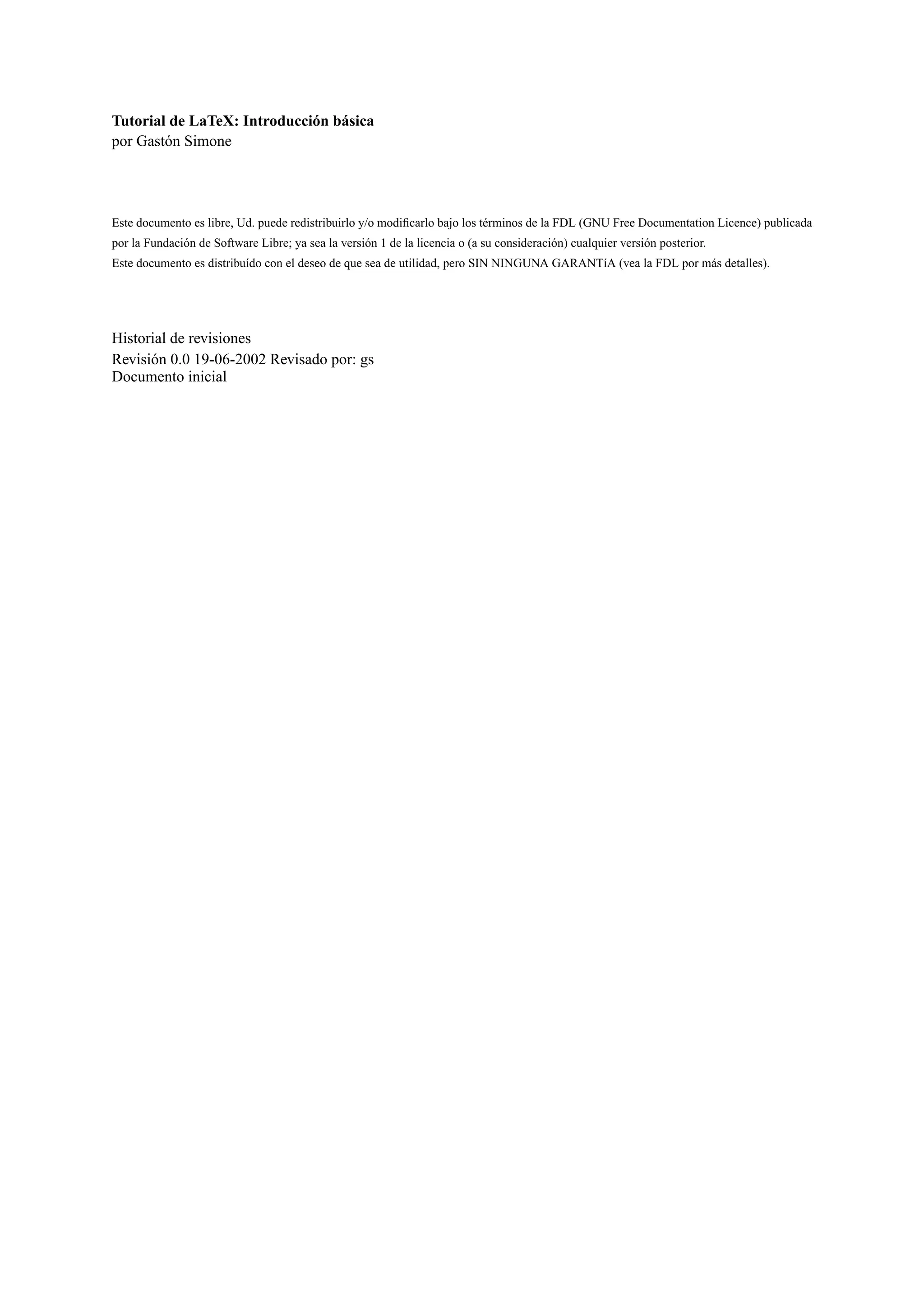 Doc tutorial-latex | PDF