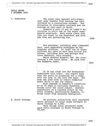 The President Daily Brief | PDF