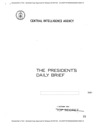 The President Daily Brief | PDF