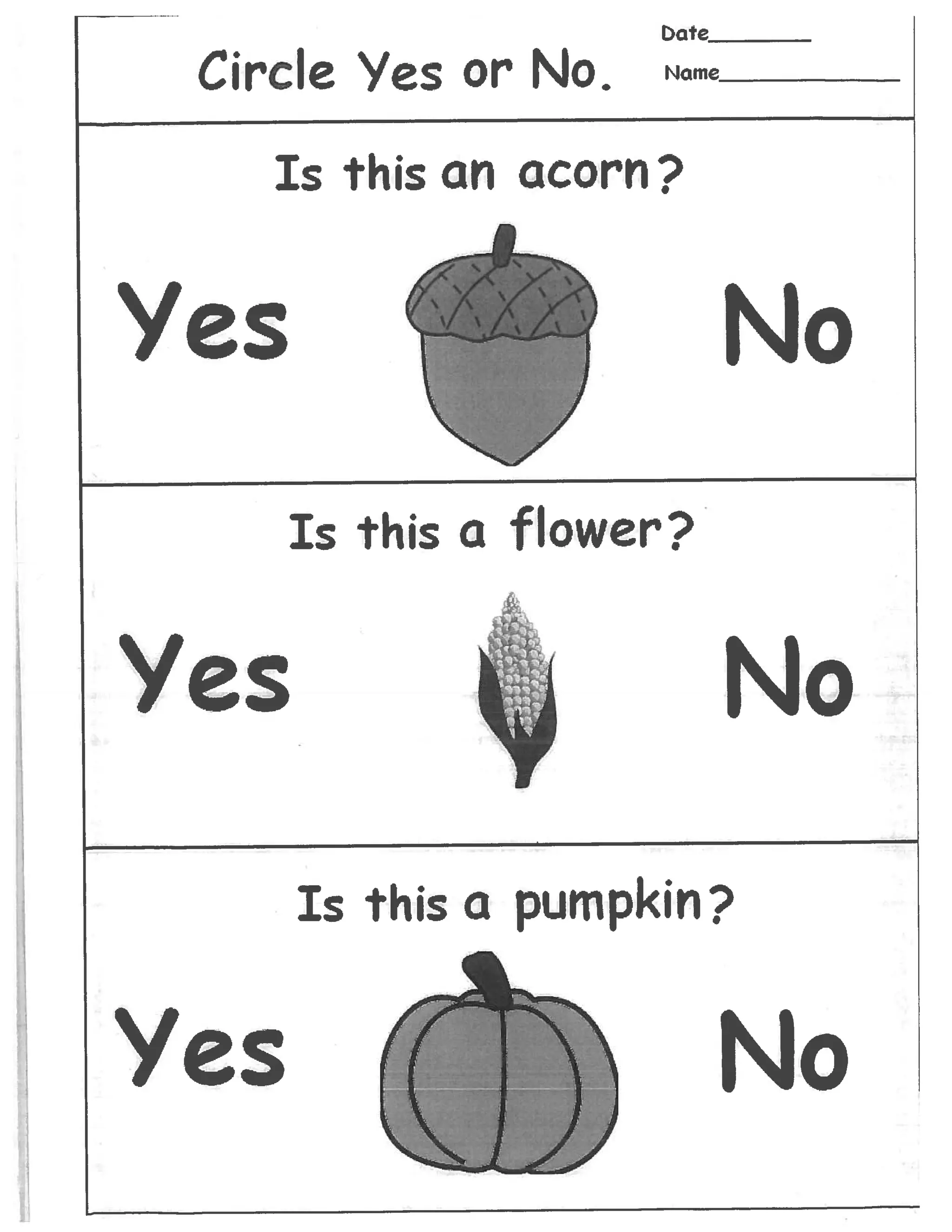 Teaching yes and no | PDF