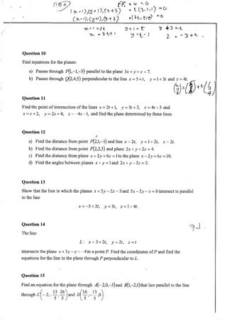 MATHEMATICS ENGINEERING PROBLEM AND SOLUTION SEMESTER 1 | PDF