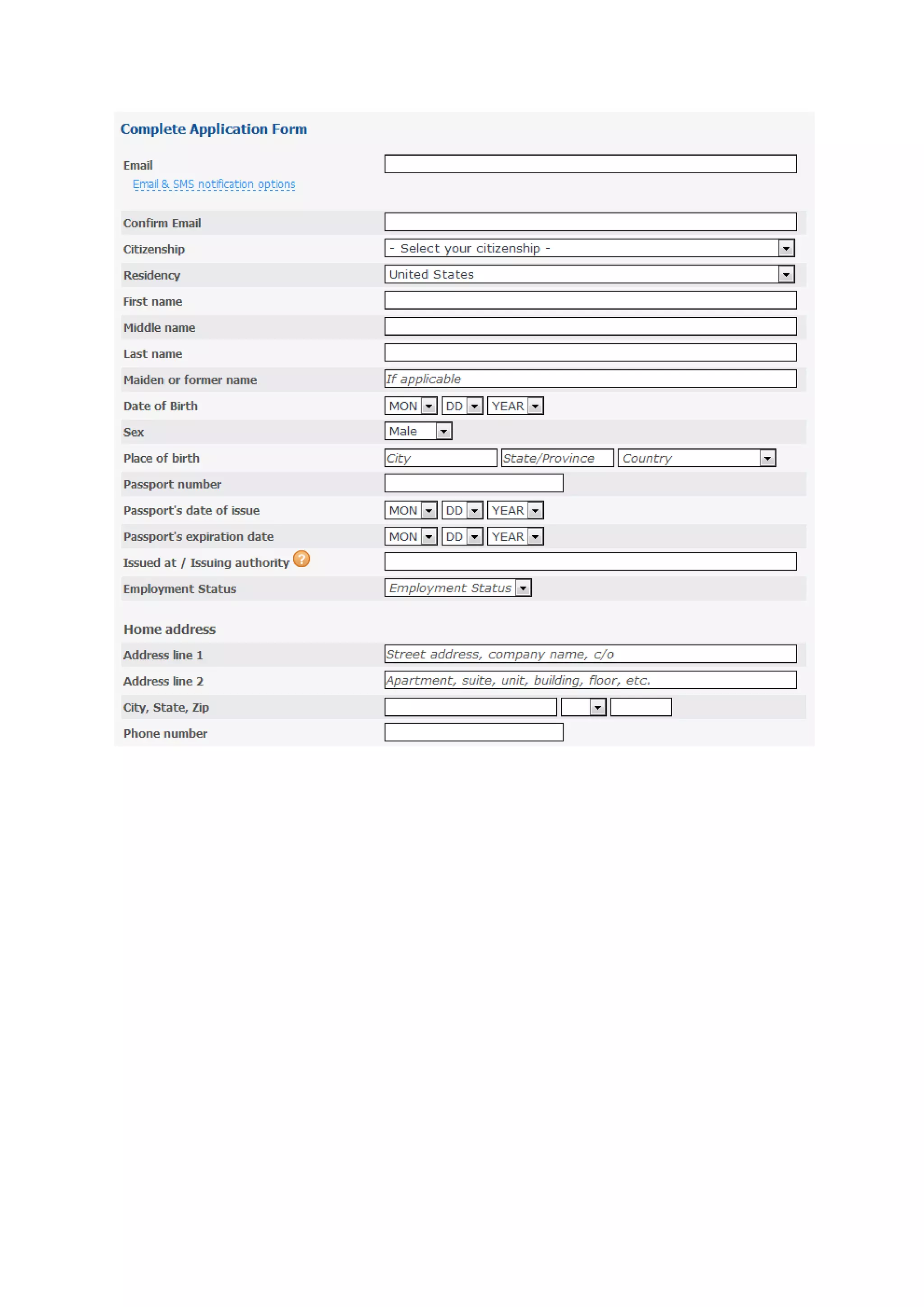 application form for visiting visa to qatar | PDF