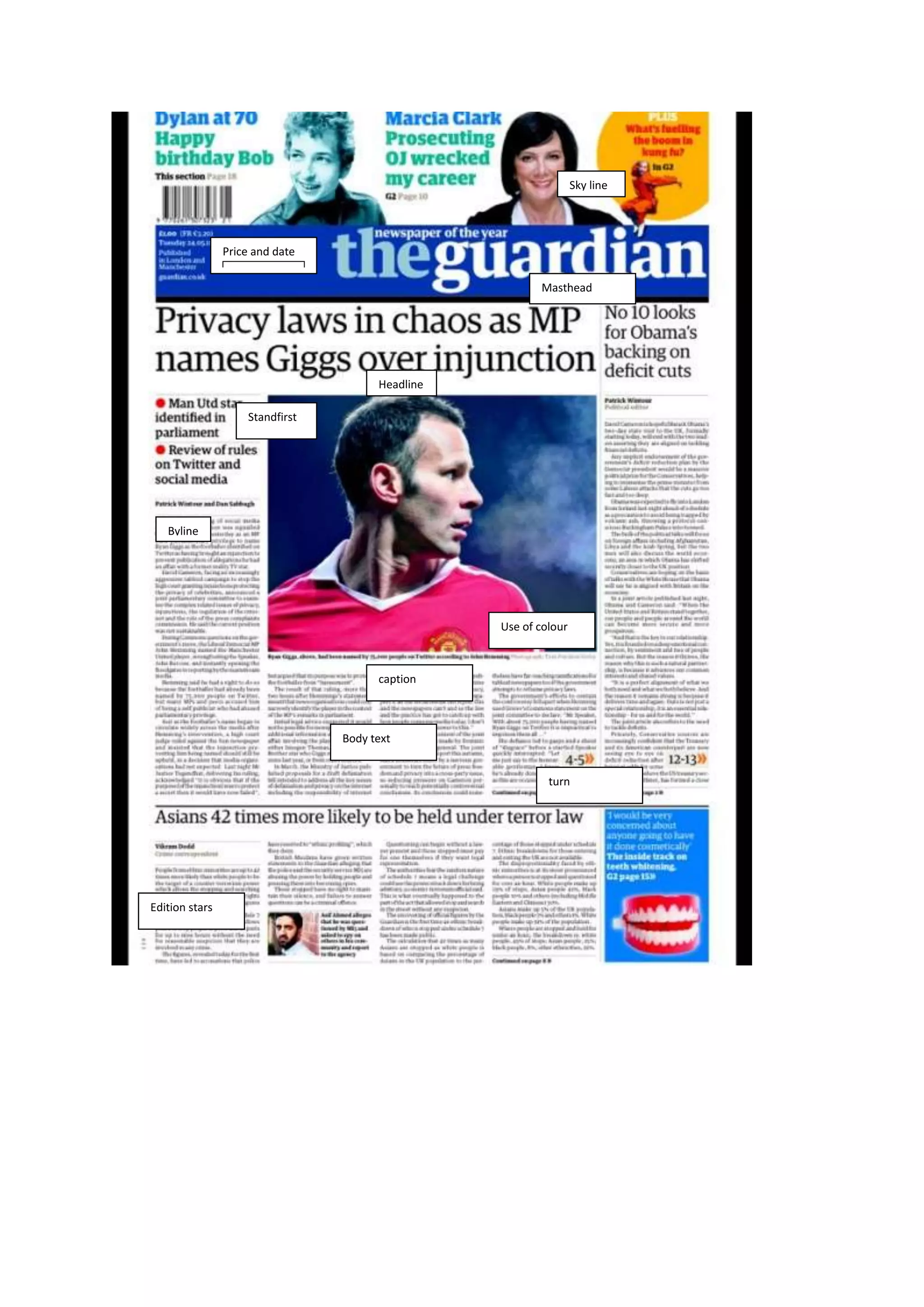 annotated newspaper | DOCX