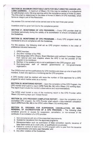 Revised Guidelines on the Continuing Professional Development (CPD ...