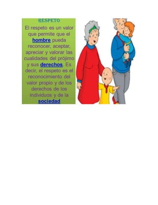 valor del respeto | DOCX