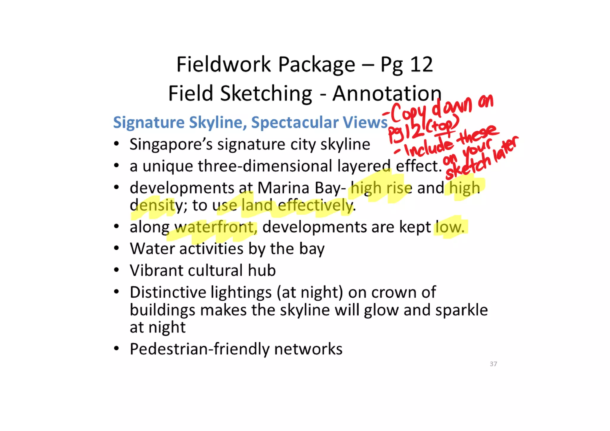 Fieldwork@ Marina Bay Sands | PDF