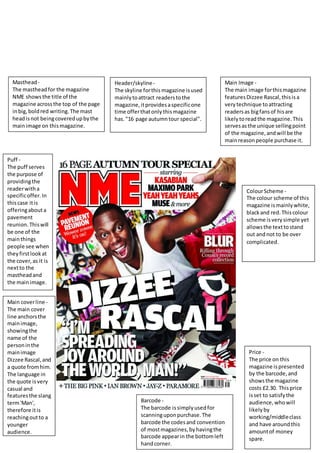 Dizzee Rascal Analysis | PDF