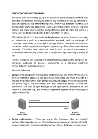 Electronic Data Interchange | DOCX
