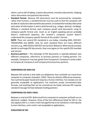 Electronic Data Interchange | DOCX