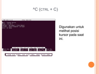 Text Editor Nano | PPT
