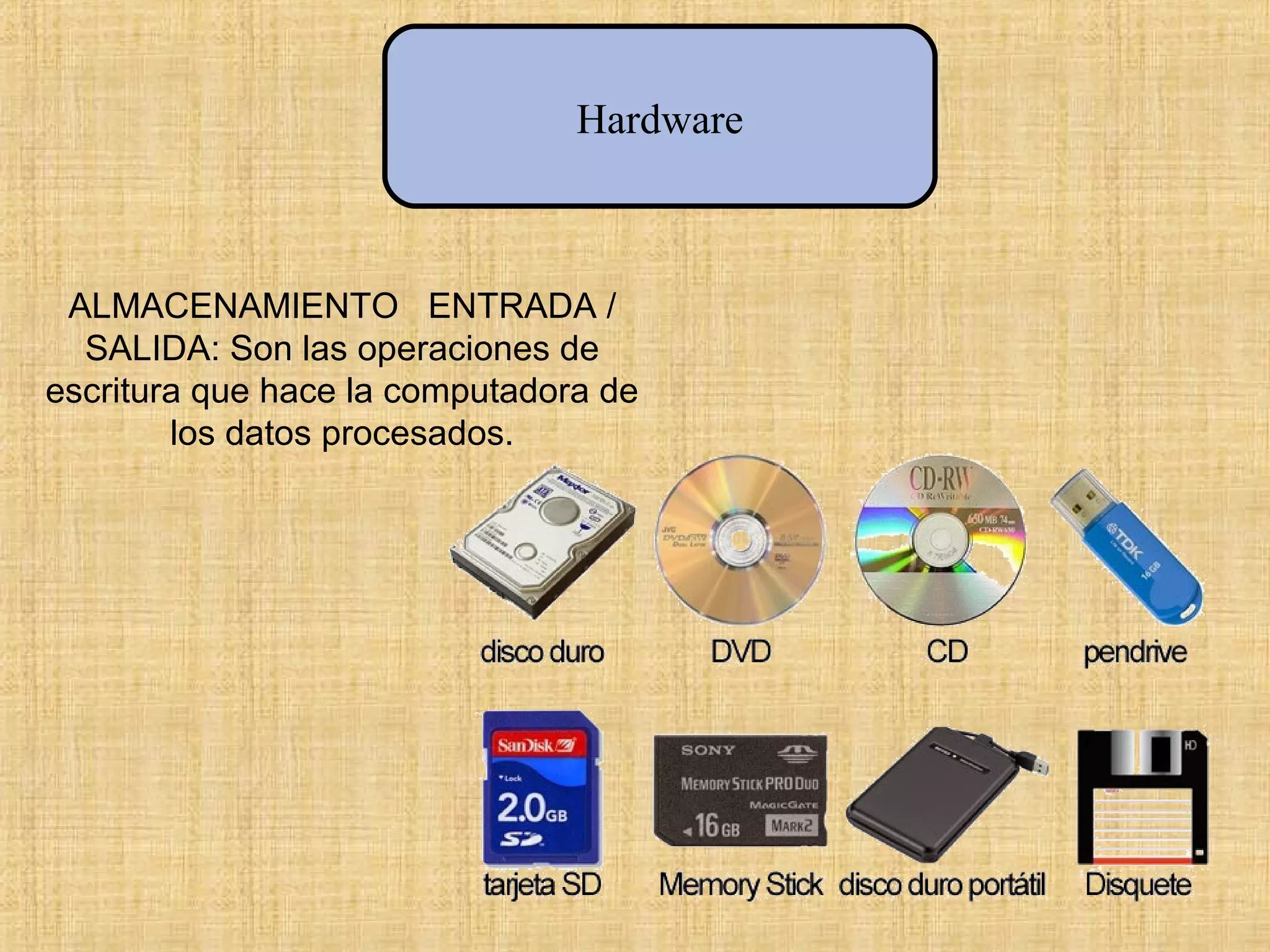 Componentes del Sistema Computacional | PPT