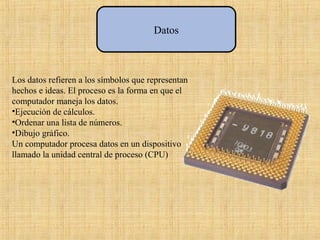 Componentes del Sistema Computacional | PPT