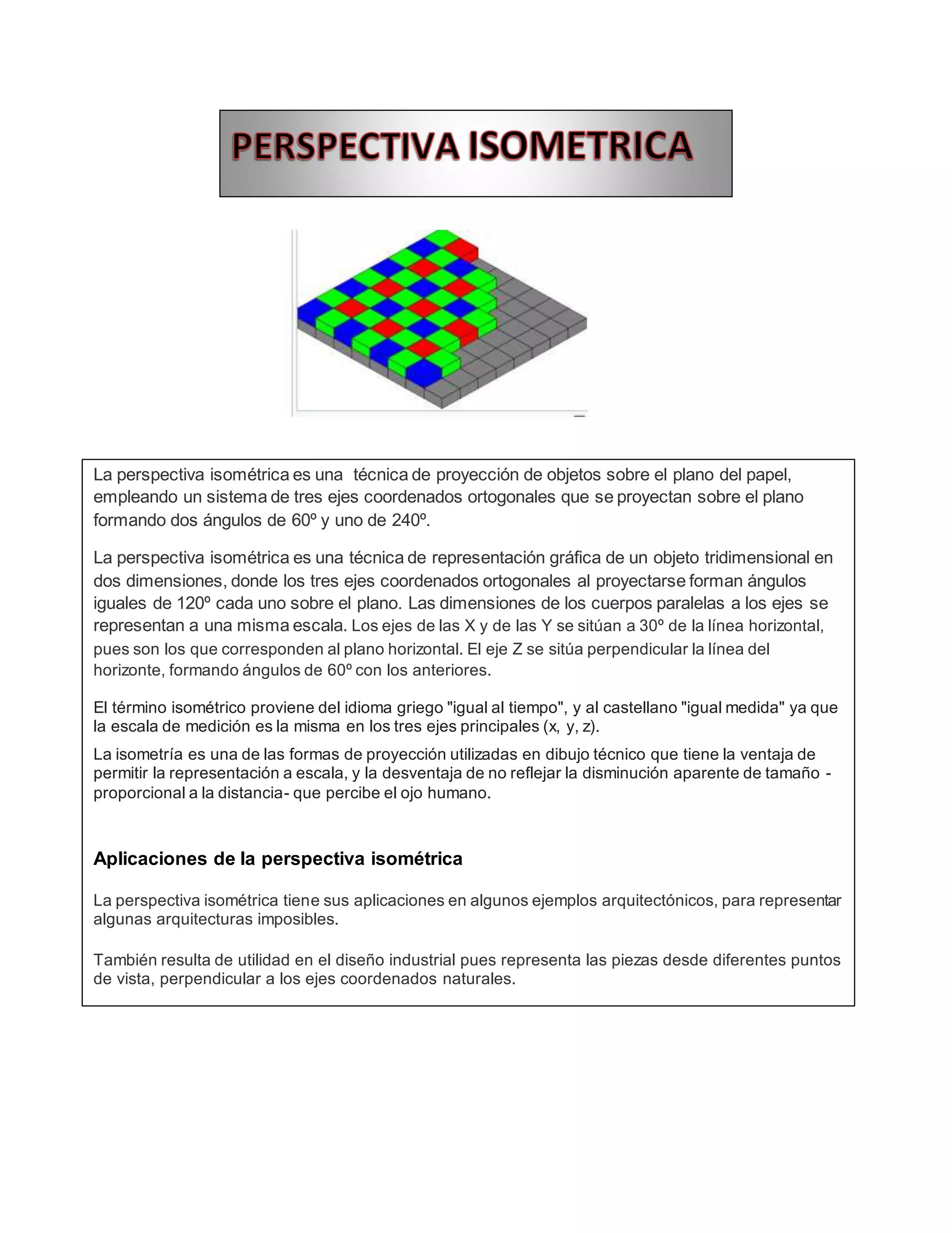 Perspectiva Isometrica | DOCX
