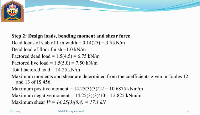 Design of Concrete Structure 1 | PPTX | Civil Engineering Industry ...