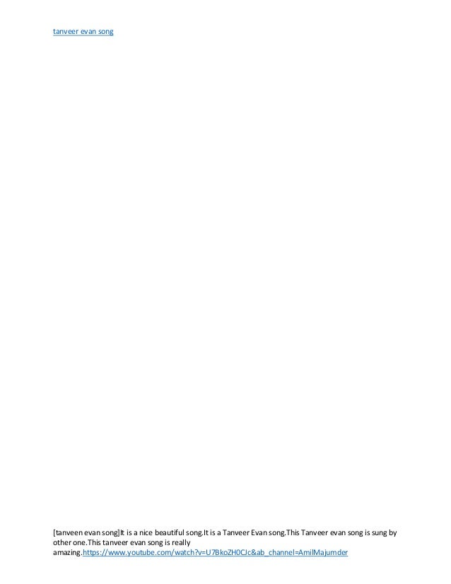 tanveer evan song | PDF | Music | Entertainment