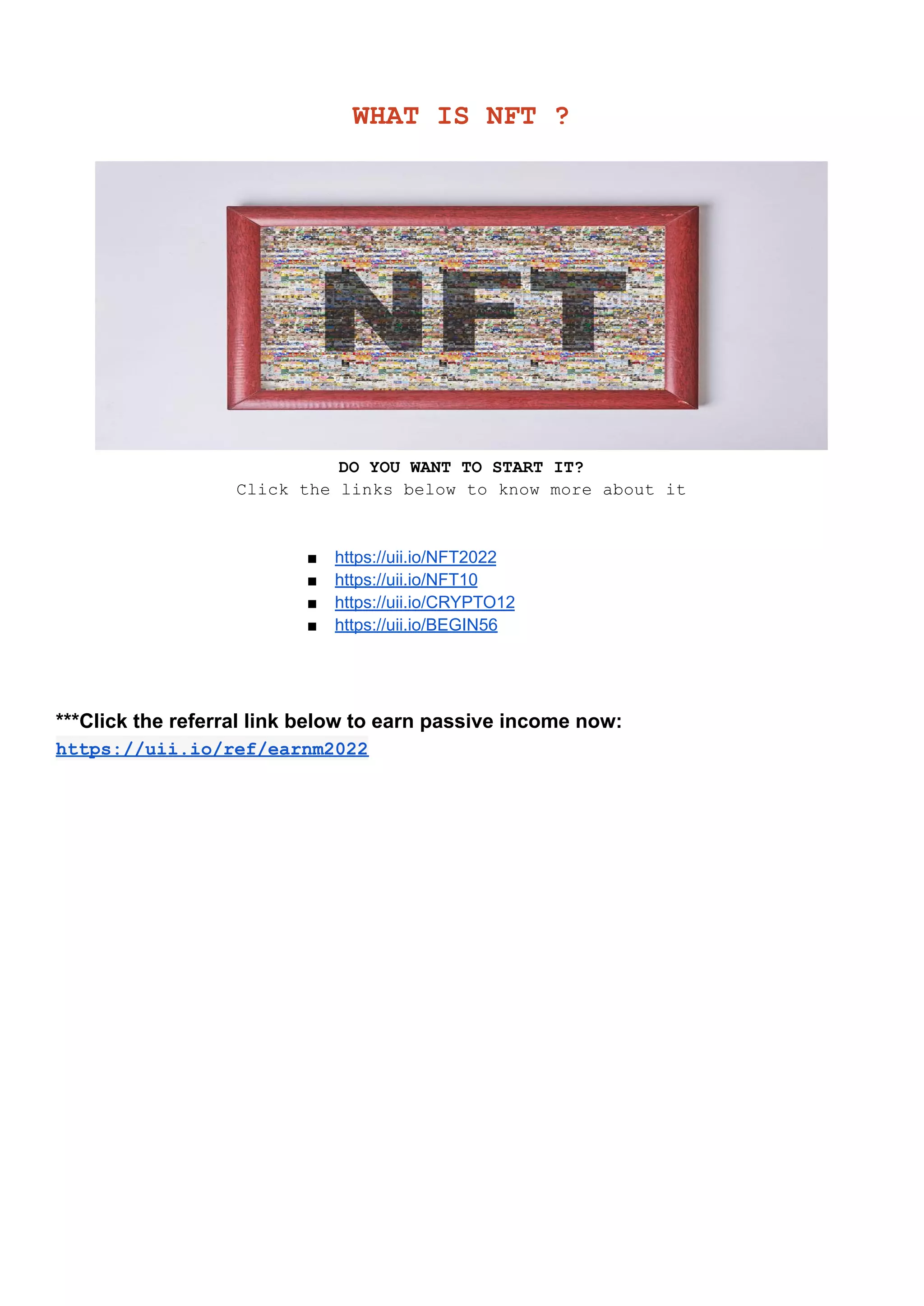 What is NFT ? | PDF