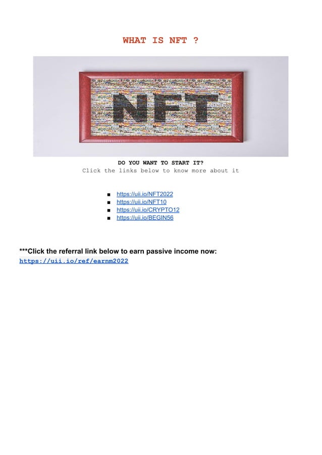 What is NFT ? | PDF