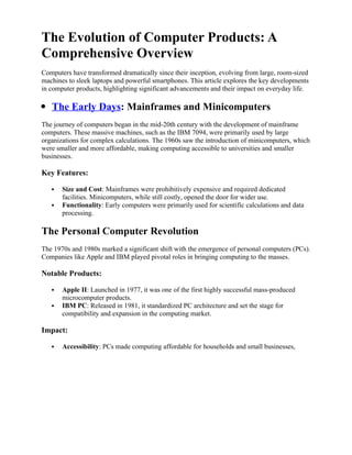 computers products and computers parts for repair | DOCX