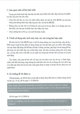 Marvellous Techniques for IELTS Writing | PDF