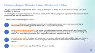 The Next Era of L2s: Scalable zkRollups with Polygon CDK & Zeeve RaaS | PPT
