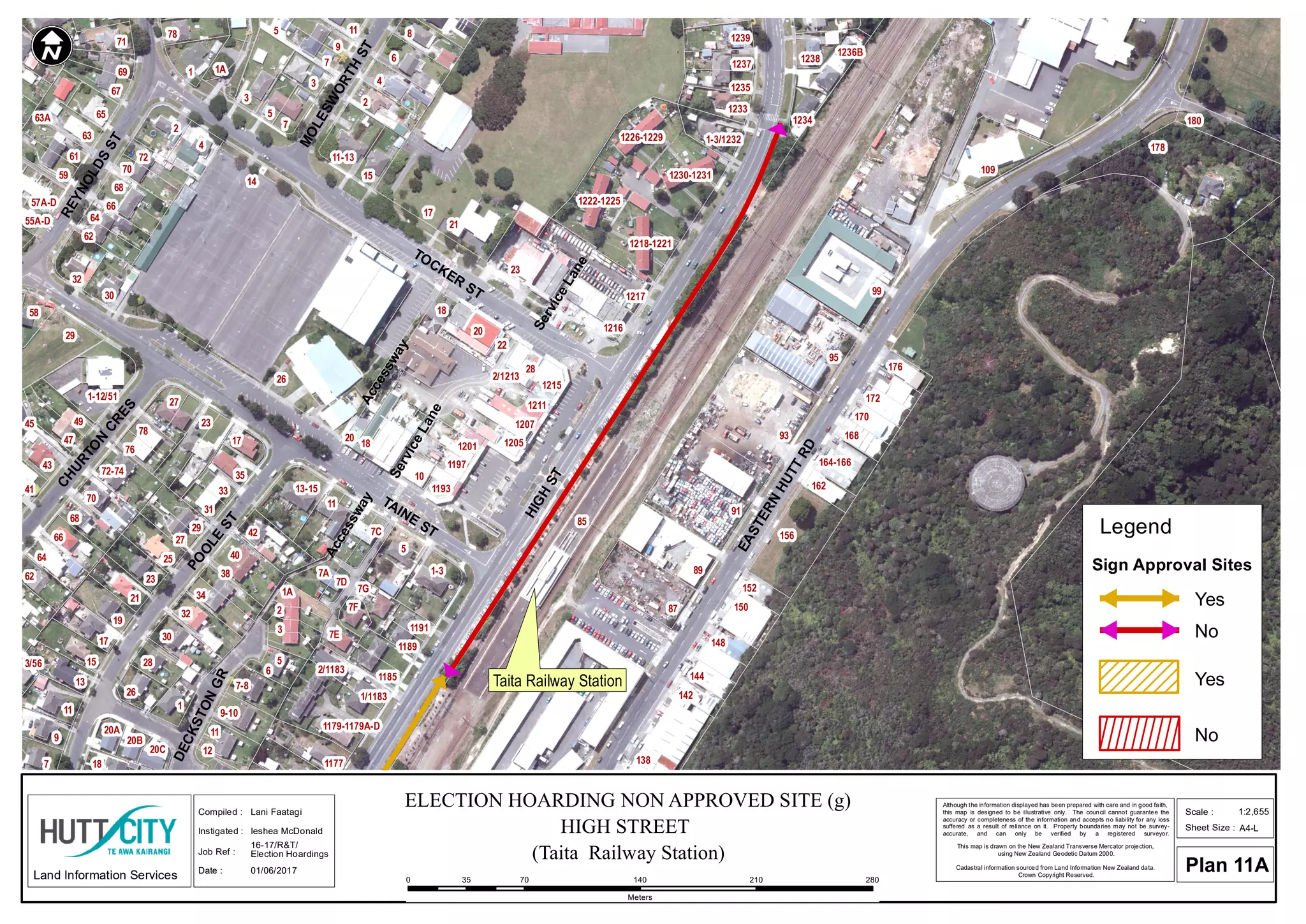 Election hoarding sites map June 2017 | PDF