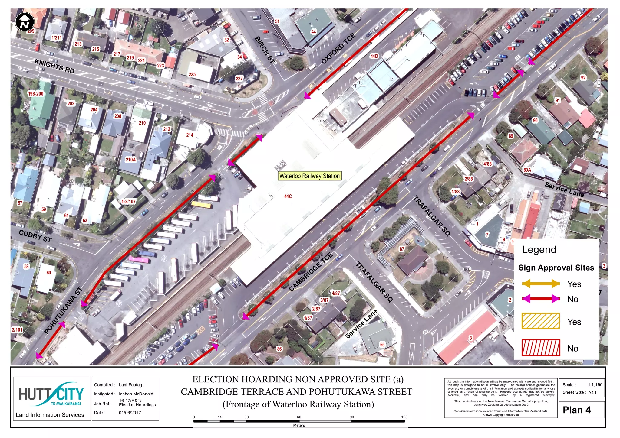 Election hoarding sites map June 2017 | PDF