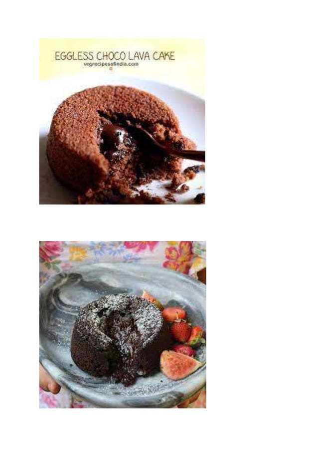 Eggless Chocolate Lava Cake - Yummy Tummy Aarthi | PDF