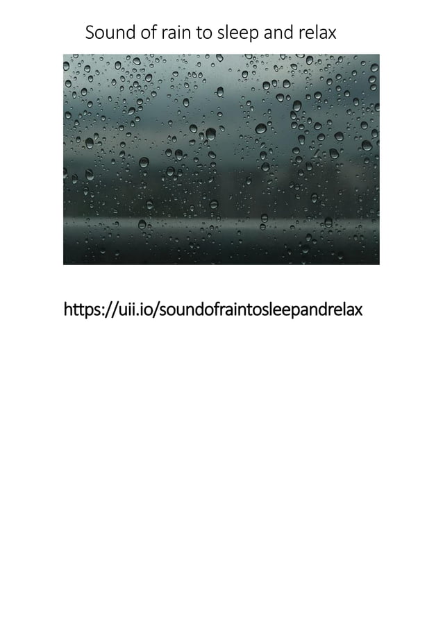 Sound of rain to sleep and relax.pdf