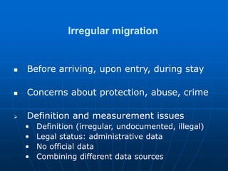 Emerging issues in migration policies.ppt