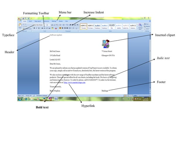 Word processing features | PDF