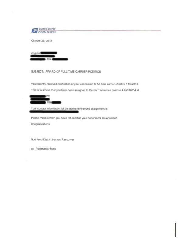 Conversion Letter 2 | PDF