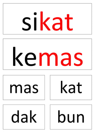 suku kata kvkvk | DOCX