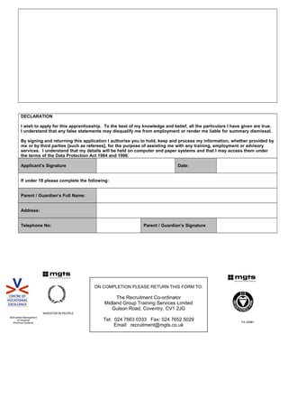 Doc 202 n - apprentice application form | DOC