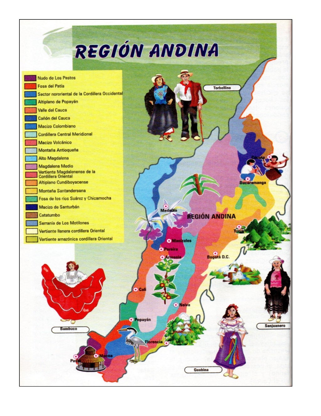regiones de colombia