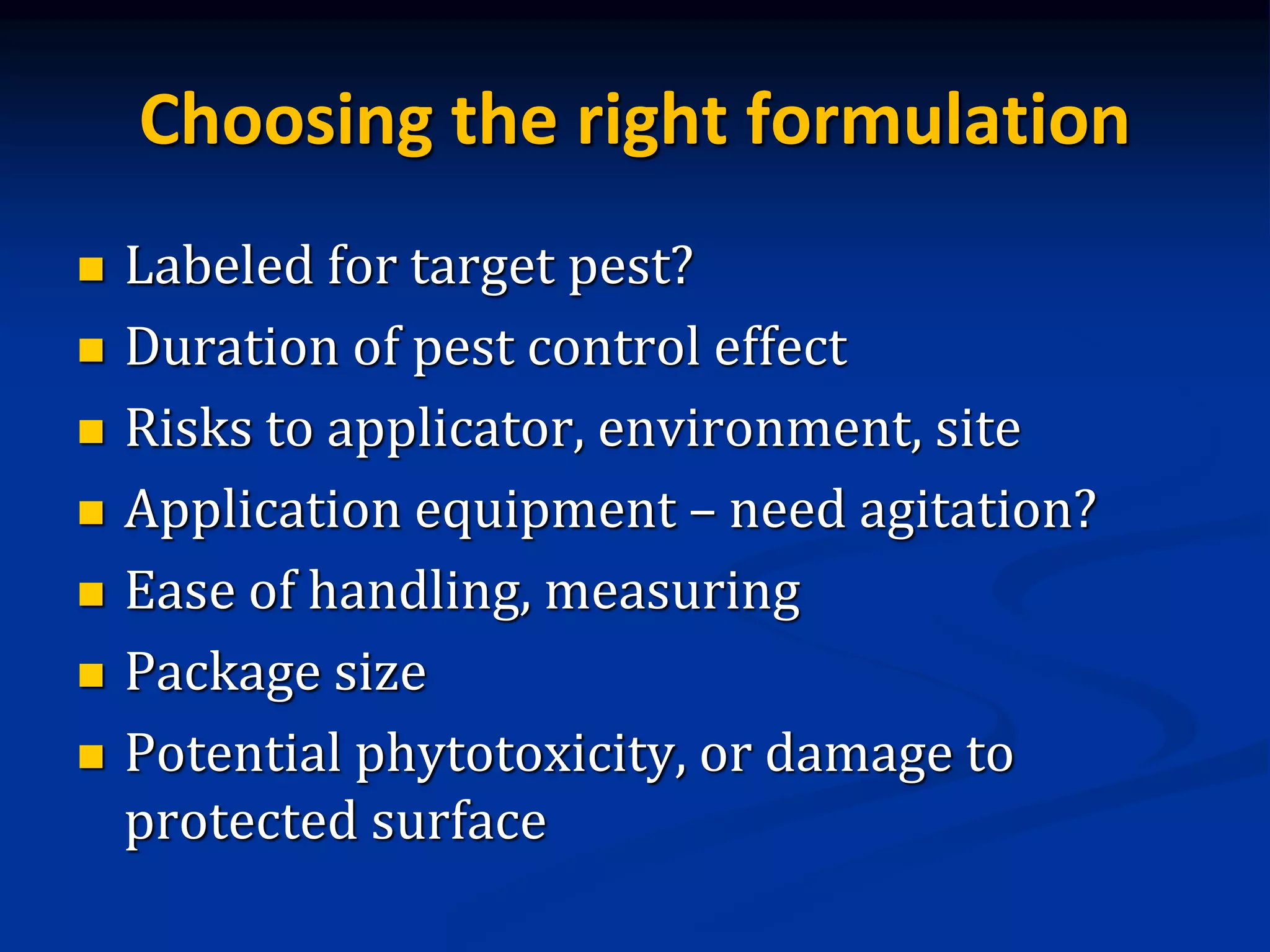 Pesticides Formulations and Labels | PDF