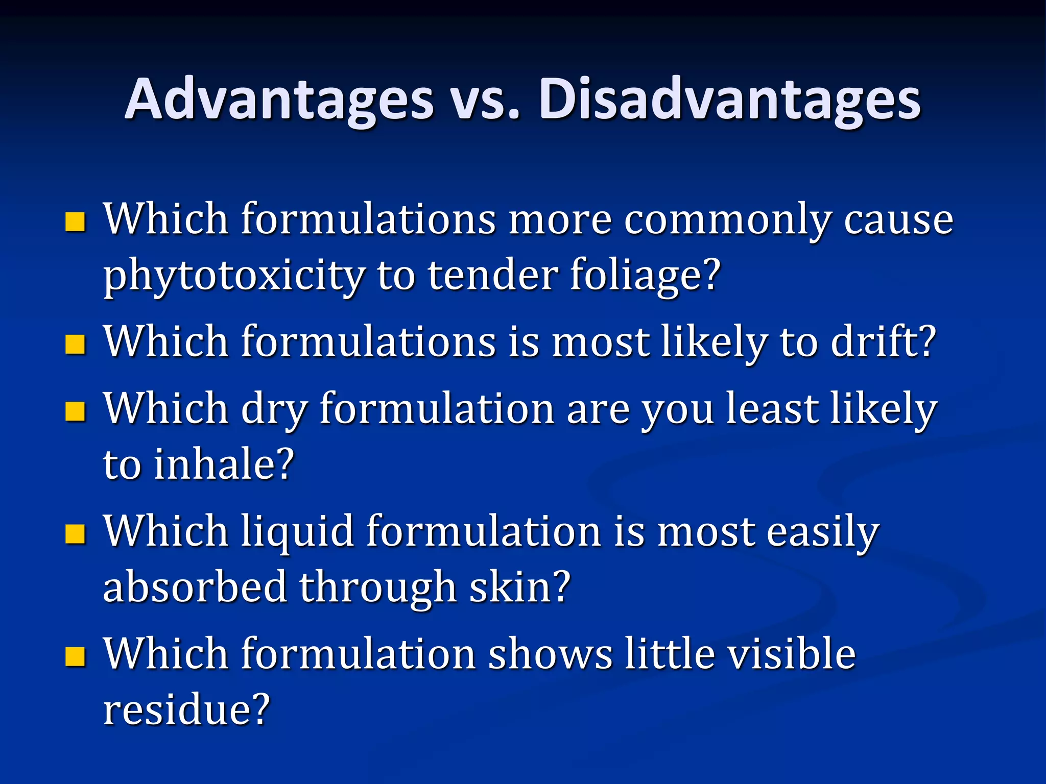 Pesticides Formulations and Labels | PDF