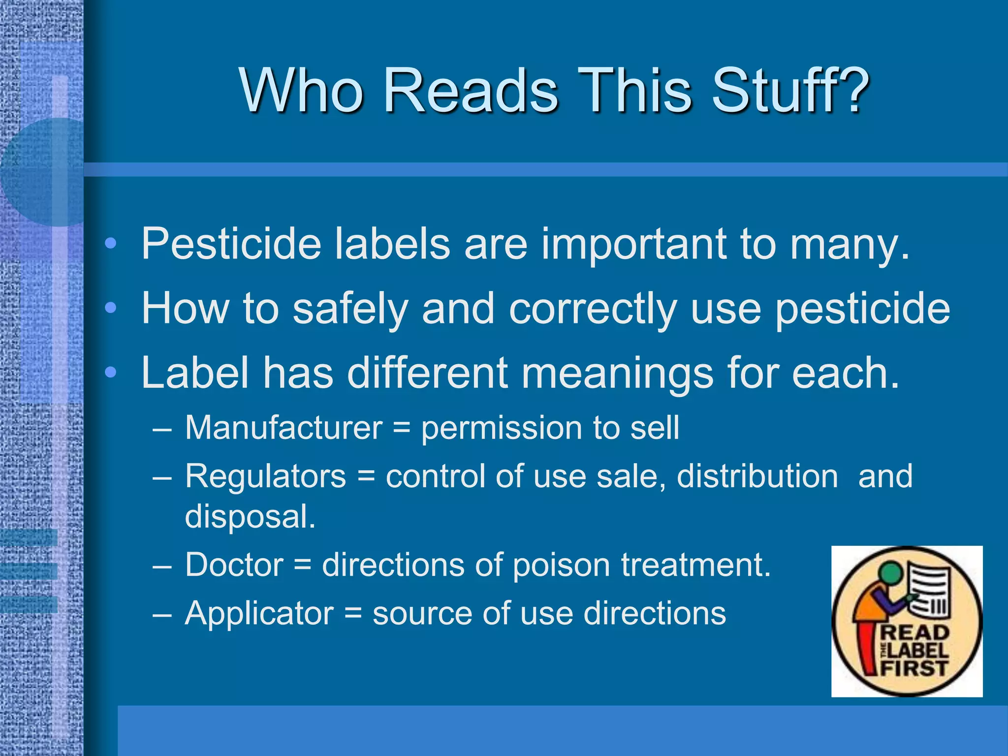 Pesticides Formulations and Labels | PDF