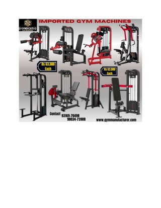 IMPORTED GYM MACHINES | DOCX