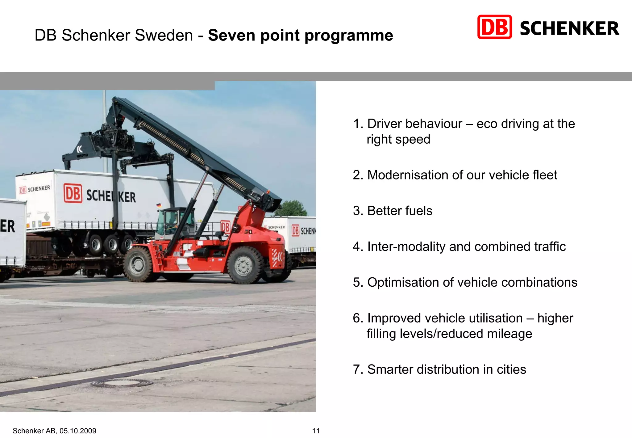 DB Schenker´s environmental work | PPT