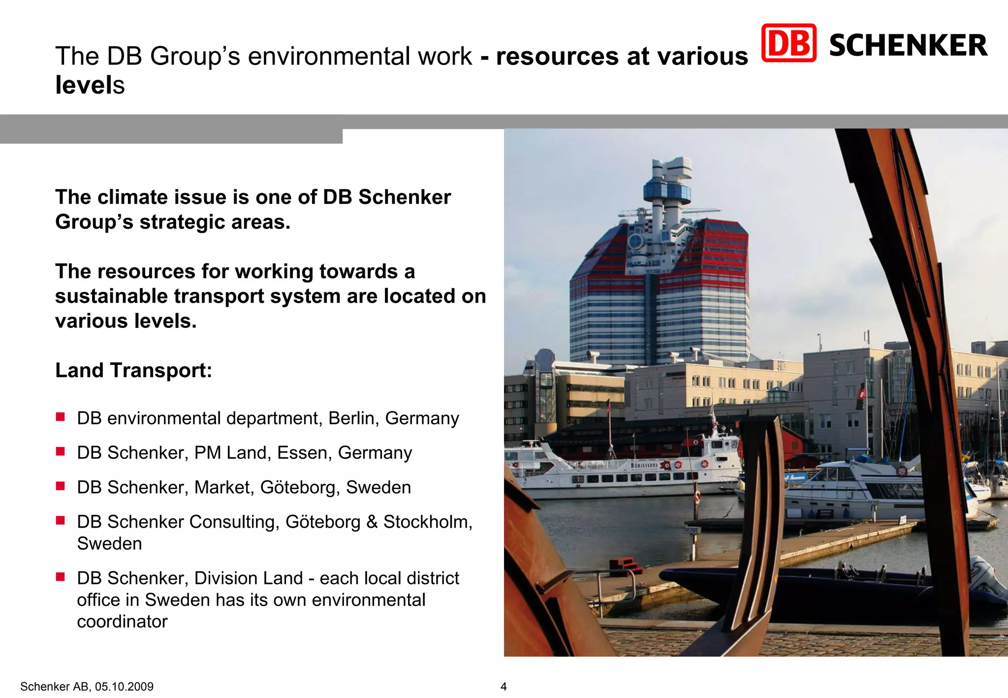 DB Schenker´s environmental work | PPT