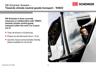 DB Schenker´s environmental work | PPT
