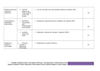 Doc 8 planificação das atividades do principezinho | DOC