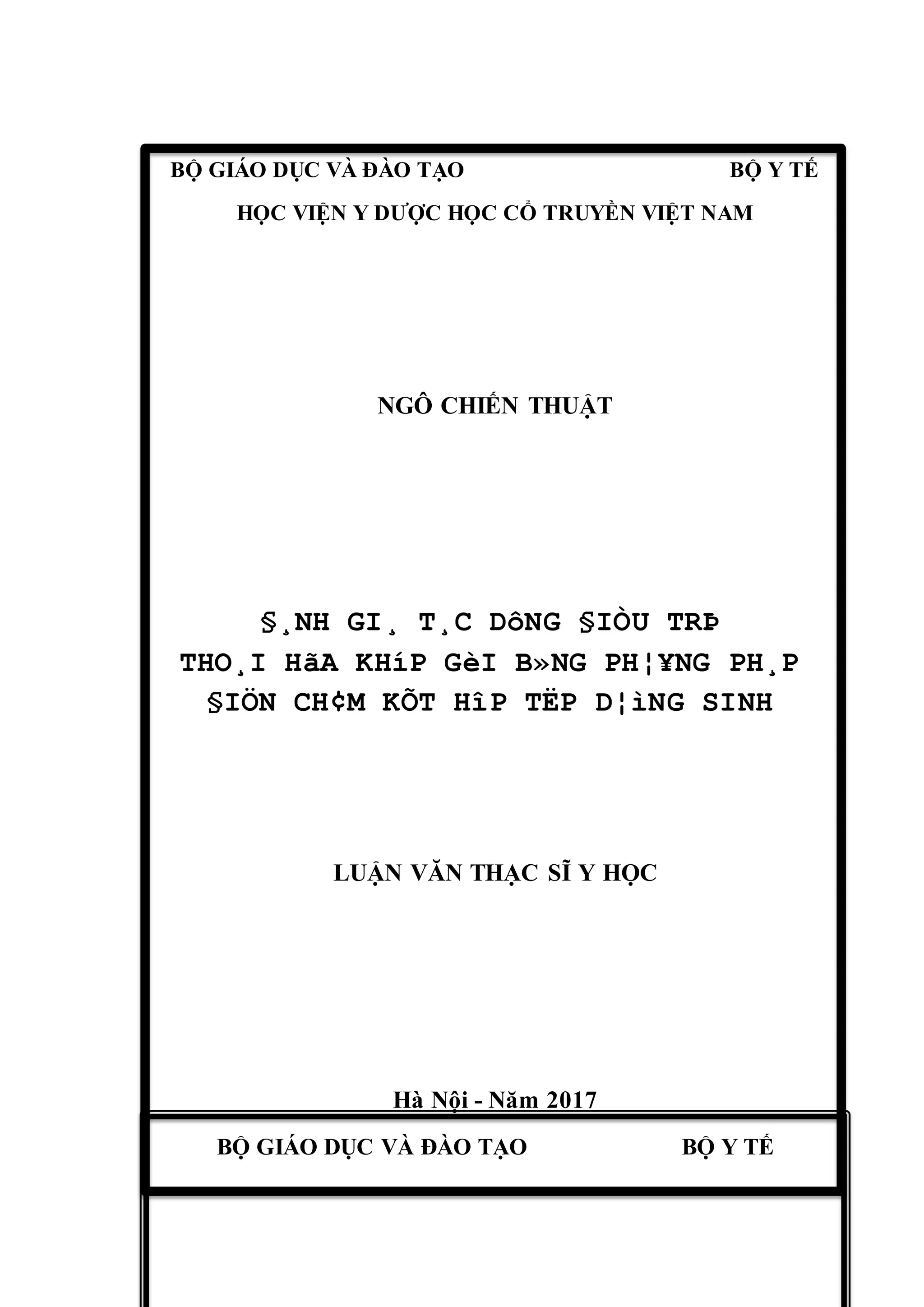 Điện châm với tập dưỡng sinh trong điều trị thoái hóa khớp gối, 9đ | DOCX