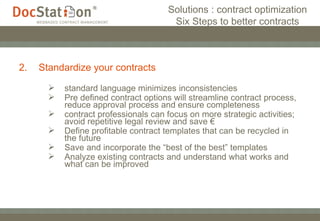 webbased contract management tool | PPT