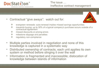 webbased contract management tool | PPT