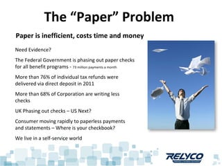 Doc agent relyco paperless tax webinar 3 6-13 | PPT