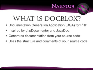 DocBlox: your source matters @ #pfc11 | PPT