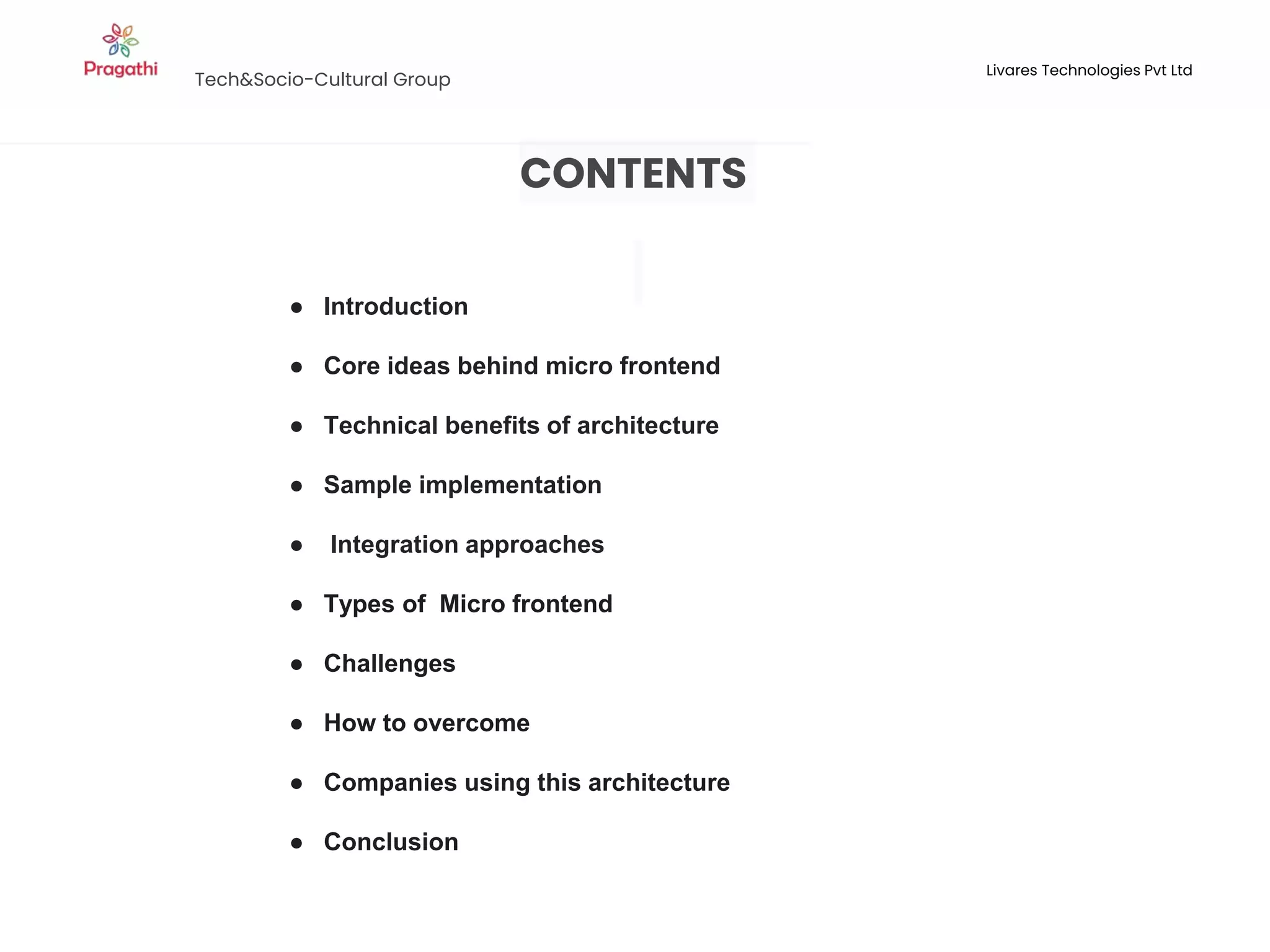 Micro-Frontend Architecture | PPTX