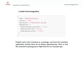 Micro-Frontend Architecture | PPTX